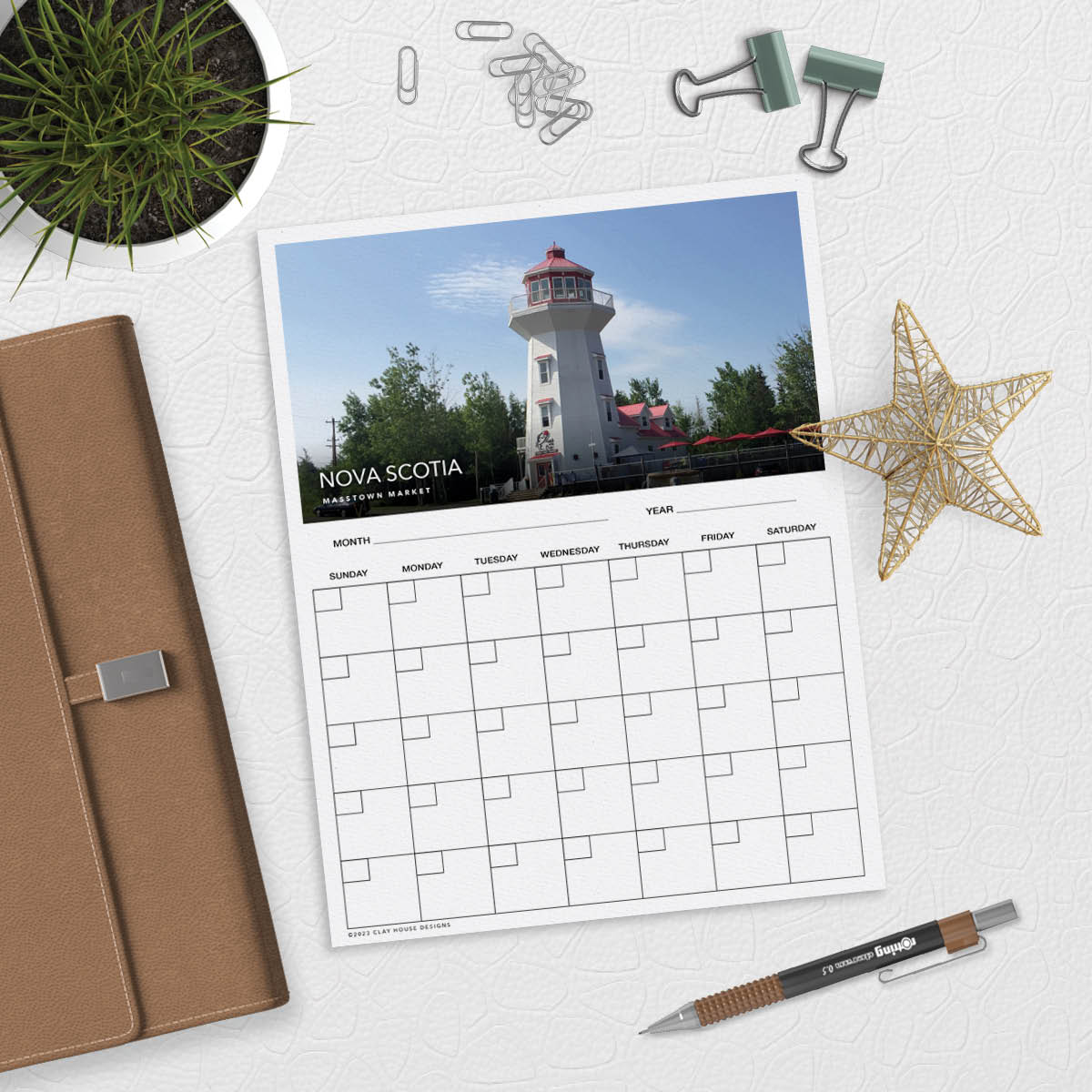 Masstown Market in Nova Scotia Desktop Calendar Download - Clay House ...