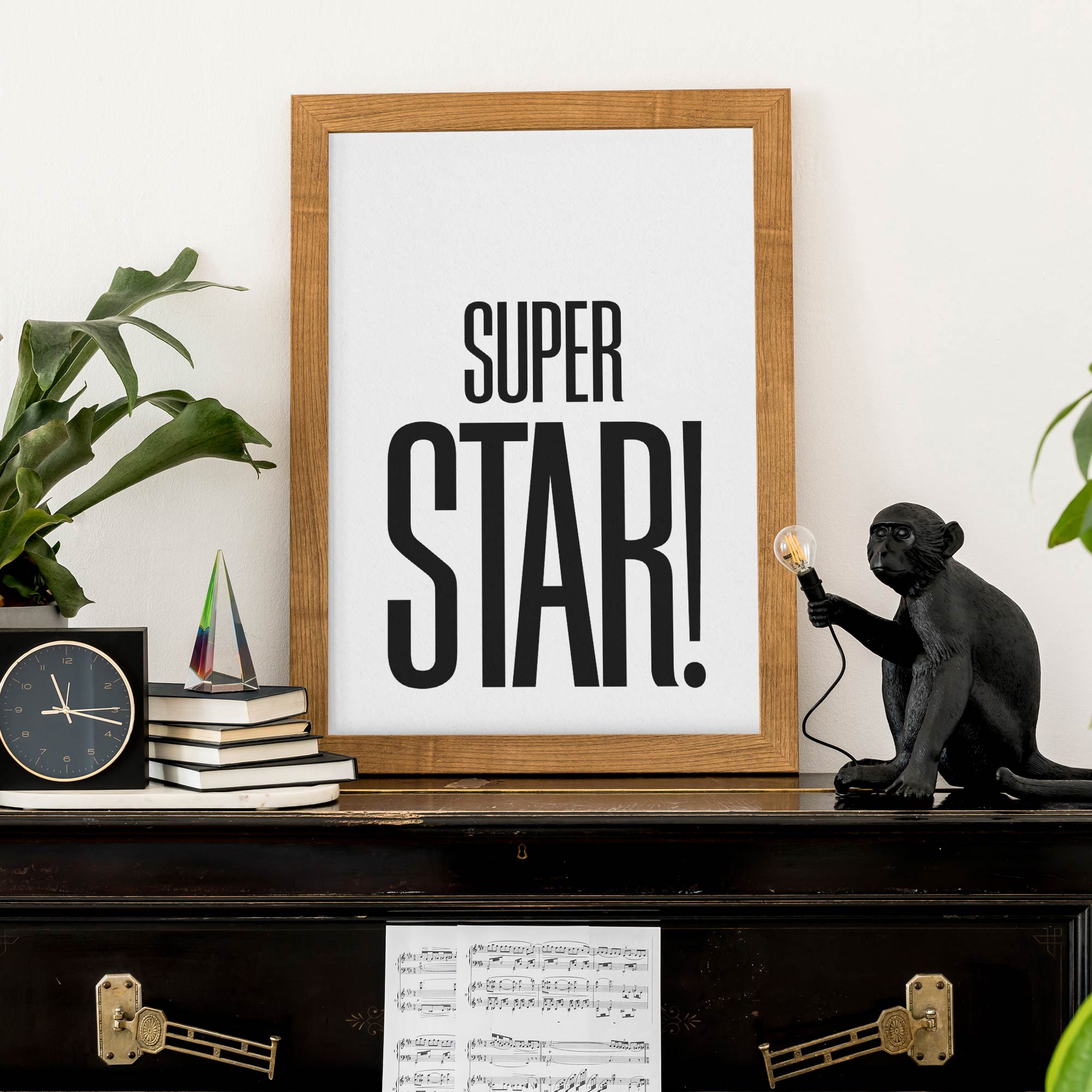 Superstar! Wall Art Download - Clay House Designs